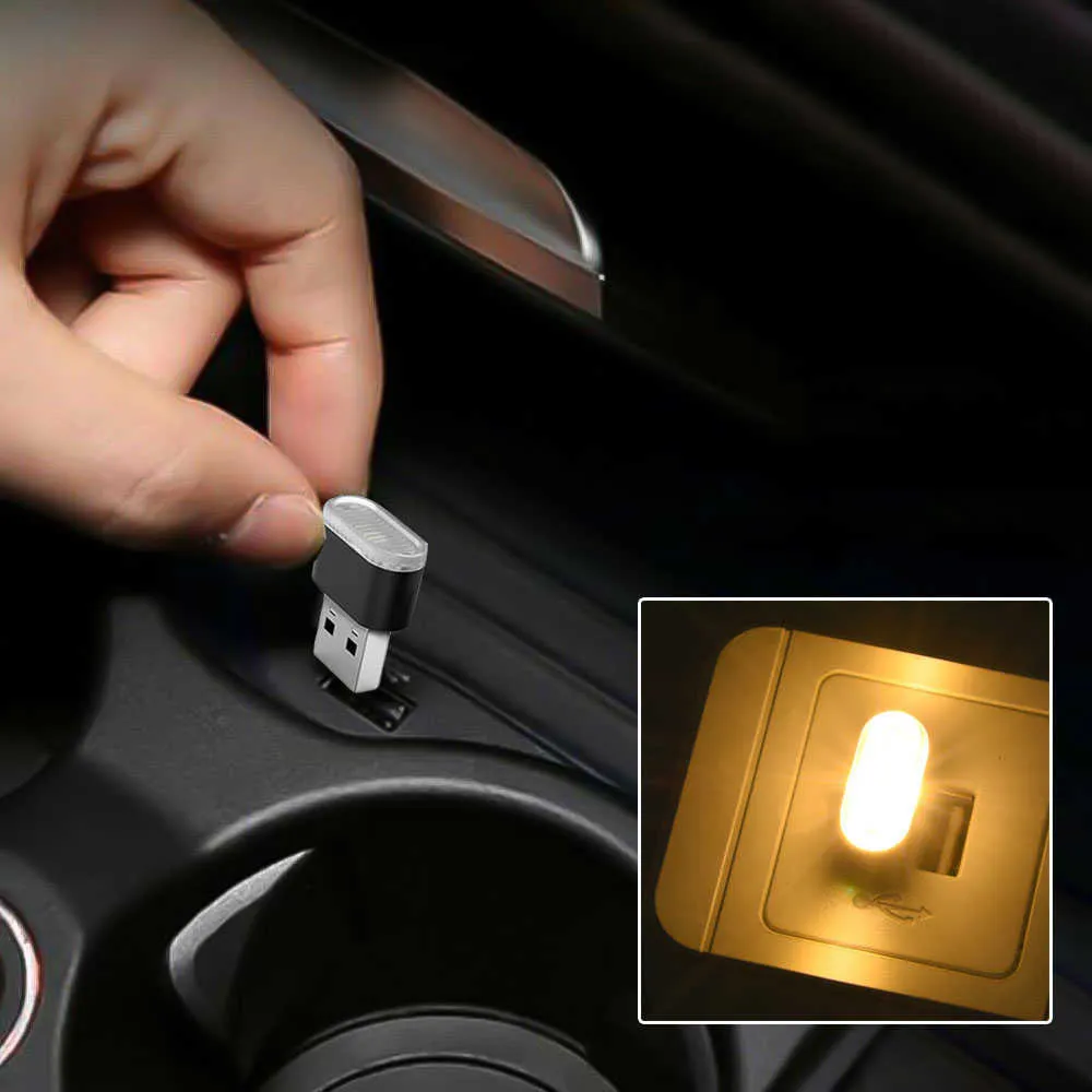 Mini USB Car Interior LED Light - 5V Ambient Lighting Kit, Mood ...