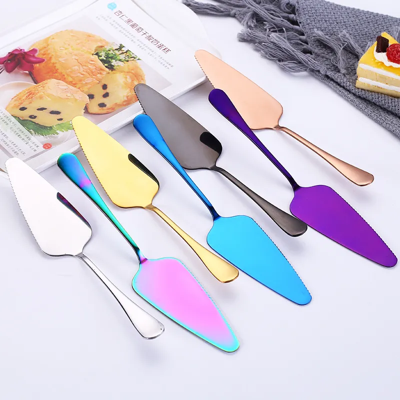 Multi-Purpose Stainless Steel Cake Server Set - Pizza Shovel, Butter ...