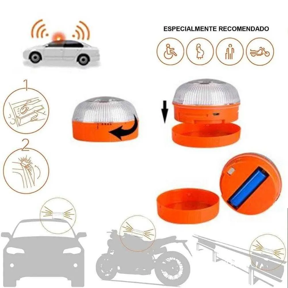 New Emergency Light V16 Homologated Rechargeable Car Beacon Light With ...