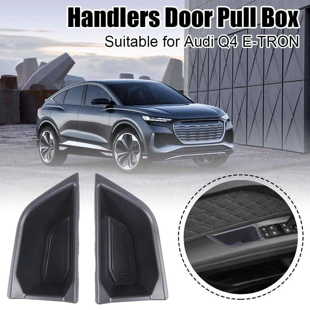2020 Audi Q4 E Tron ABS Styling Inner Door Armrest Storage Box Black ...