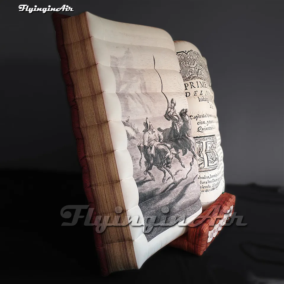 Fantastic Illuminated Inflatable Don Quixote Book... From Inflatablefly ...