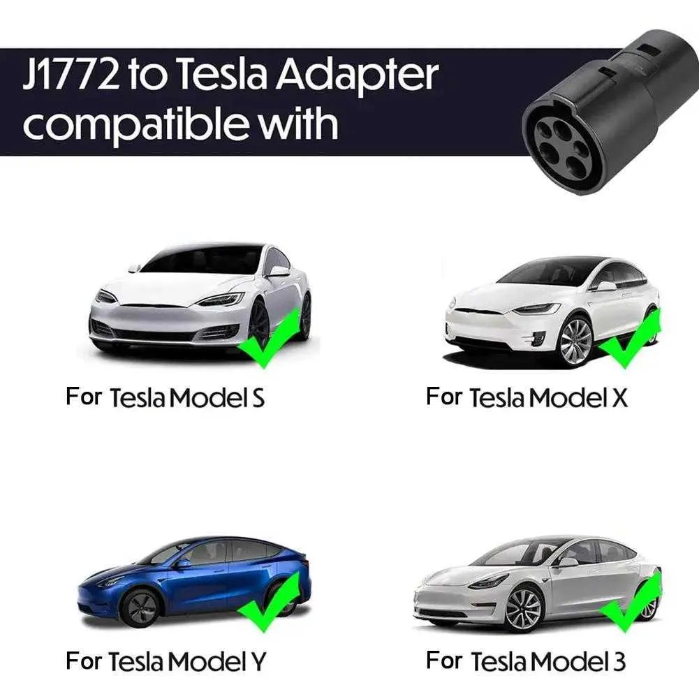 Tesla EV Charger Adapter J1772 Type 1 Upgrade Connector For Model X, Y ...