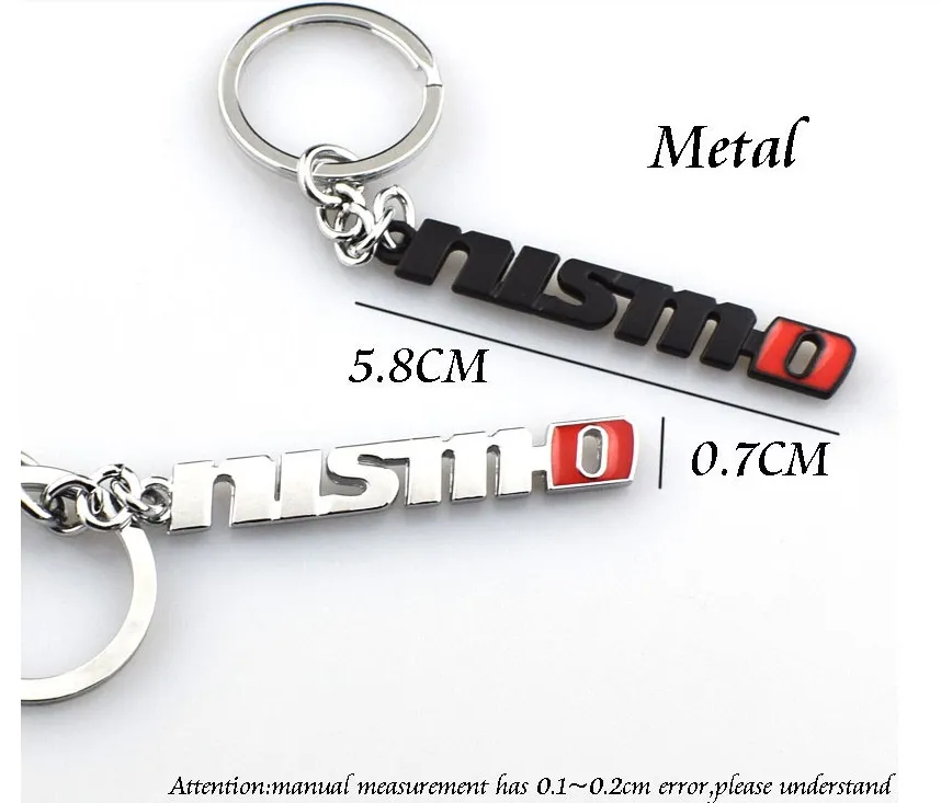 Metal Racing Style Nismo Emblem Nissan Keychain Set Of 50 For NISSAN ...