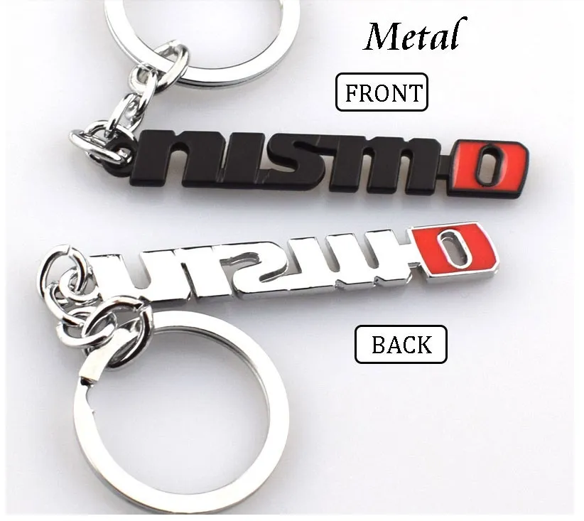 Metal Racing Style Nismo Emblem Nissan Keychain Set Of 50 For NISSAN ...