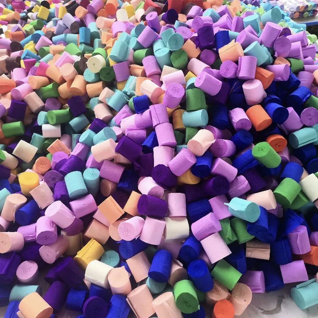 Colorful Decorative Papers for Celebrations! Wrinkled Paper Roll ...