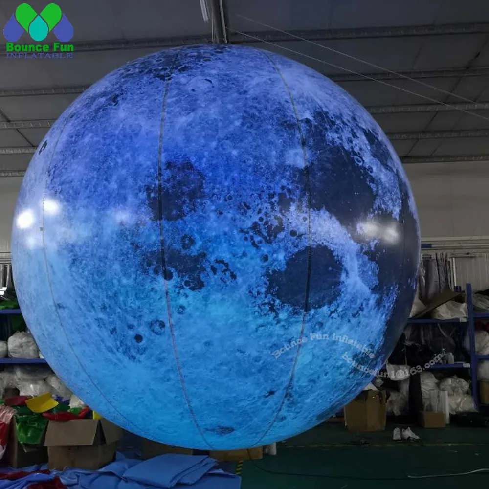 DHgate.com:Giant 1.5M PVC Waterproof Inflatable Moon with Colorful LED ...