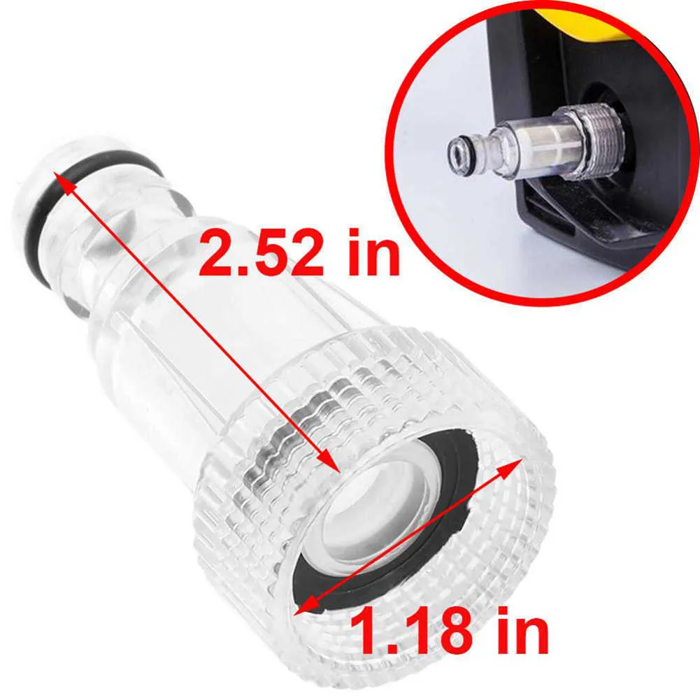 Car Washer Water Filter High Pressure Washer Hose Filter Screen With 6 ...