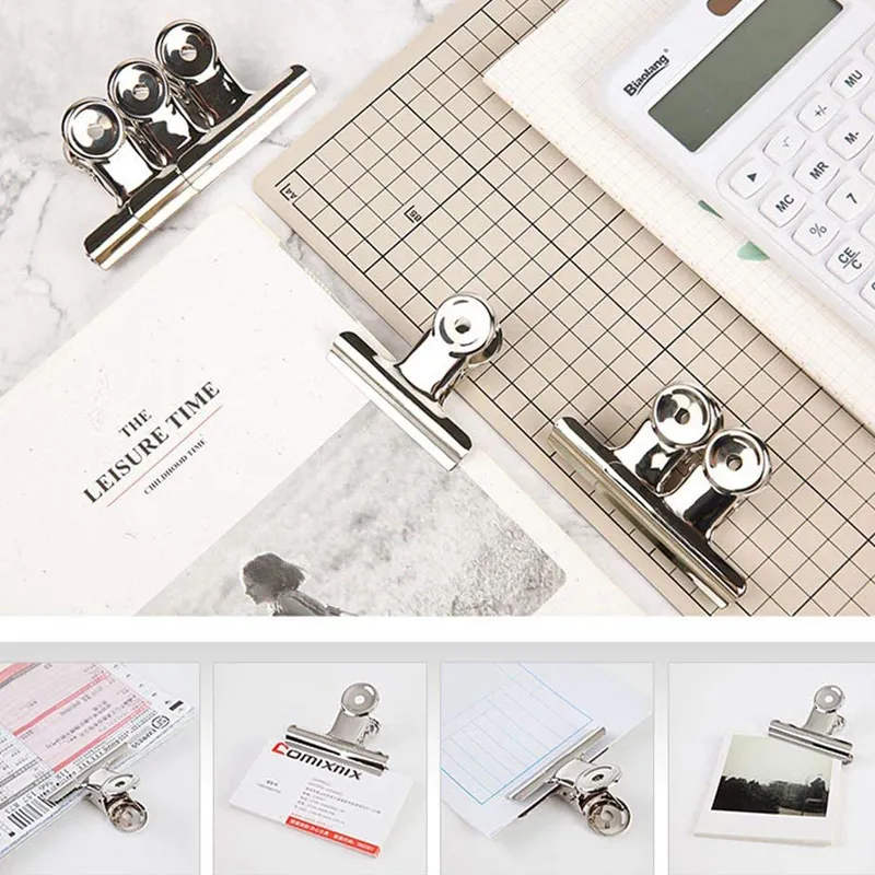 DHgate.com:Small Metal Bulldog Clips with Hole, Strong Spring Paper ...