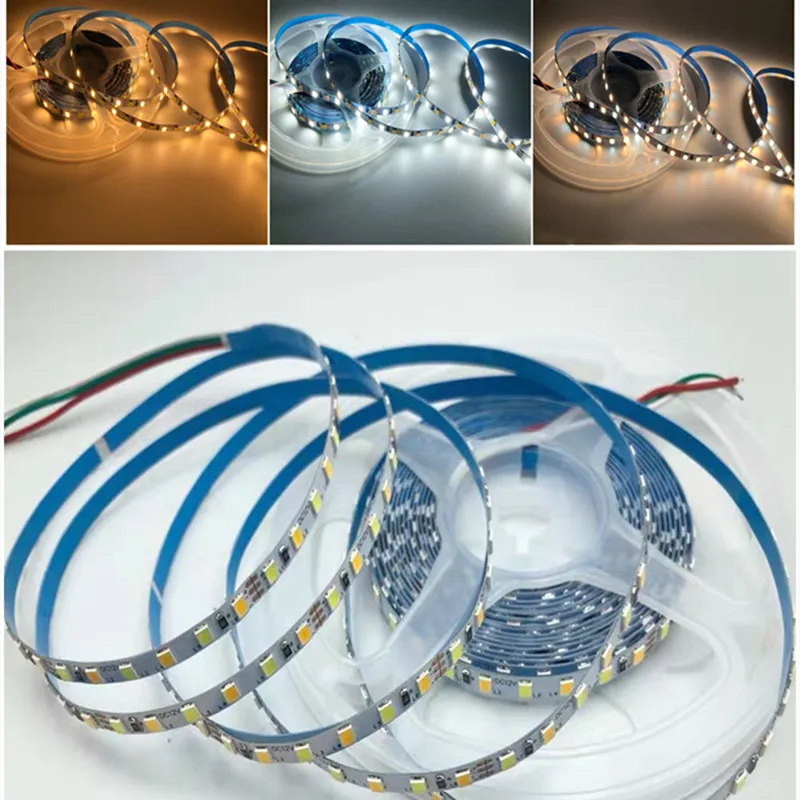 5 Meter DC12V LED Strip Lights - 2835 SMD, 120 LEDs/m, High Brightness ...