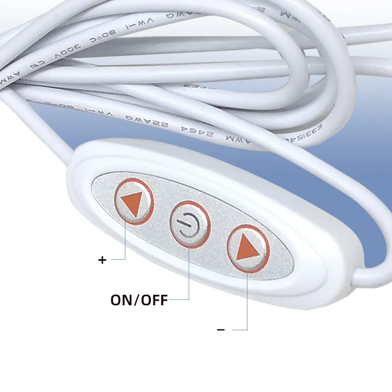 DHgate.com:USB LED Strip Dimmer Switch, 6-Level Dimming, 5V DC Power ...