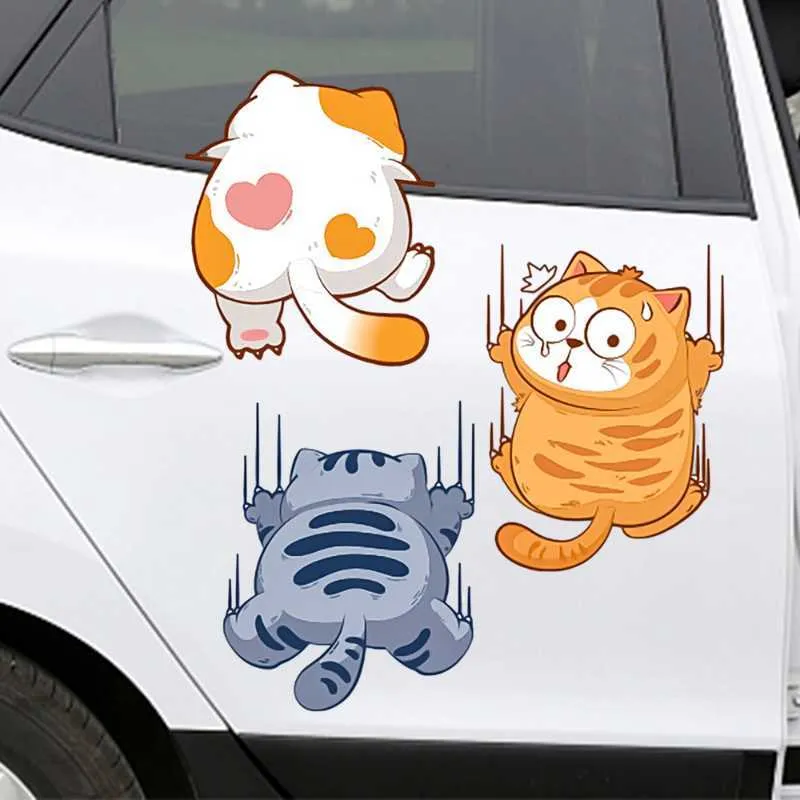 DHgate.com:Reflective Waterproof Cat Car Stickers Decals - Creative ...