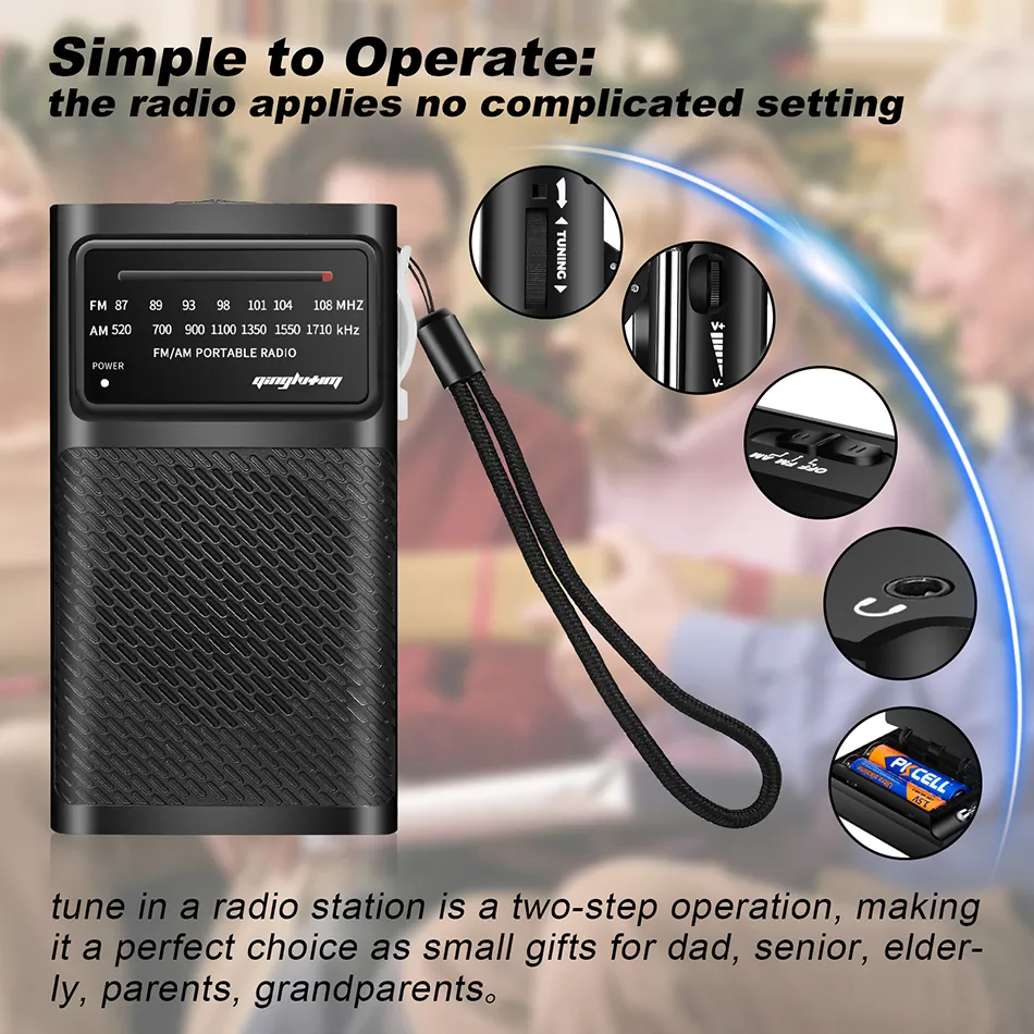 DHgate.com:Mini Radio Portable FM/AM Dual Band Receiver High ...