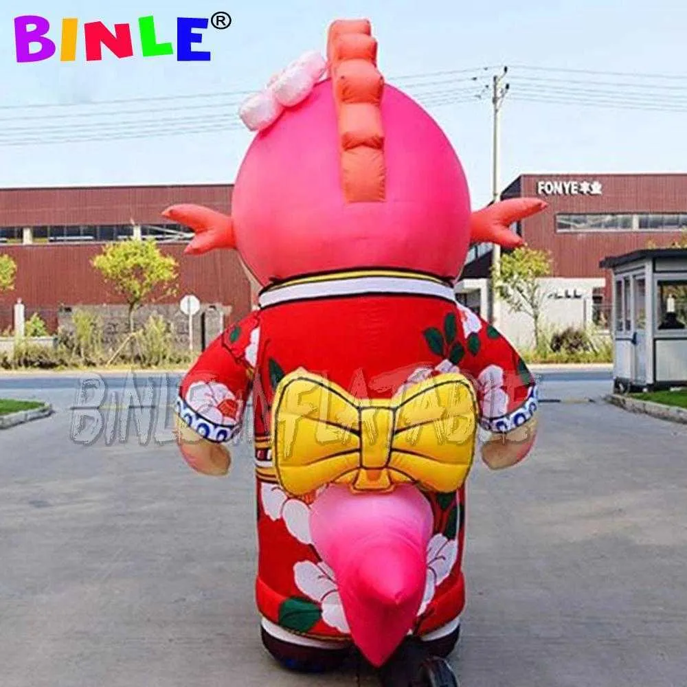 Salmon Restaurant Decoration Mascot Inflatable Fish Beautiful Animal ...