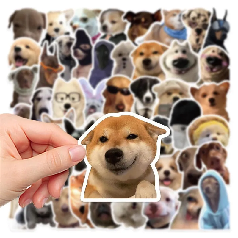 Internet Celebrity Dog Meme Sticker Funny Cute Pet Dog Meme Graffiti ...