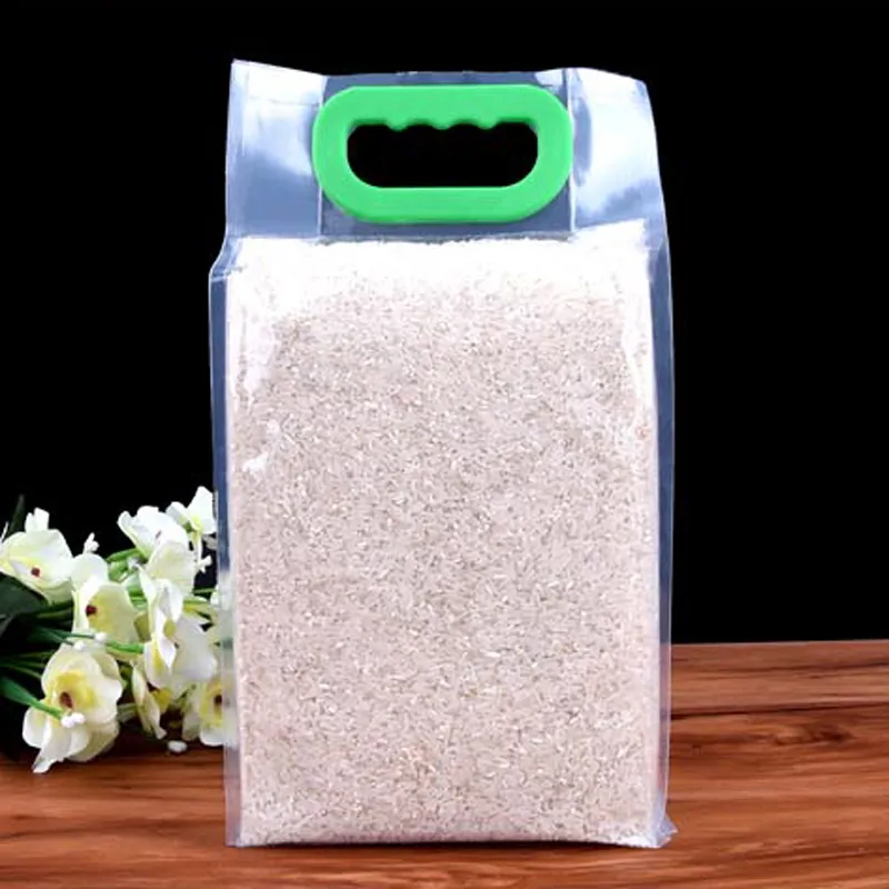 Food Grade Transparent Plastic Rice Grain Vacuum posing pouch - Large ...