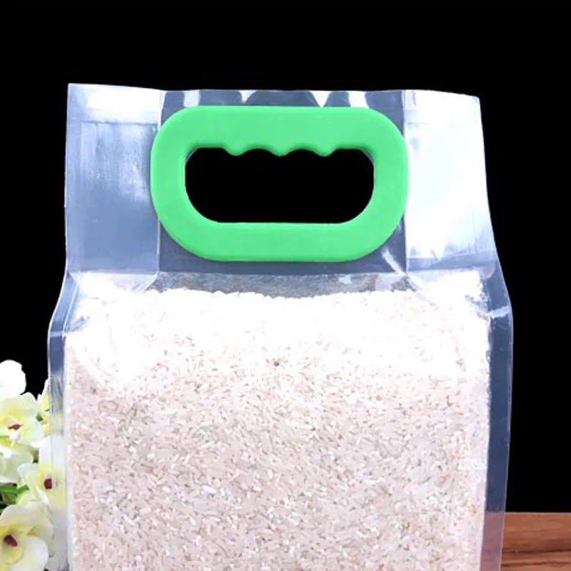 Food Grade Transparent Plastic Rice Grain Vacuum posing pouch - Large ...