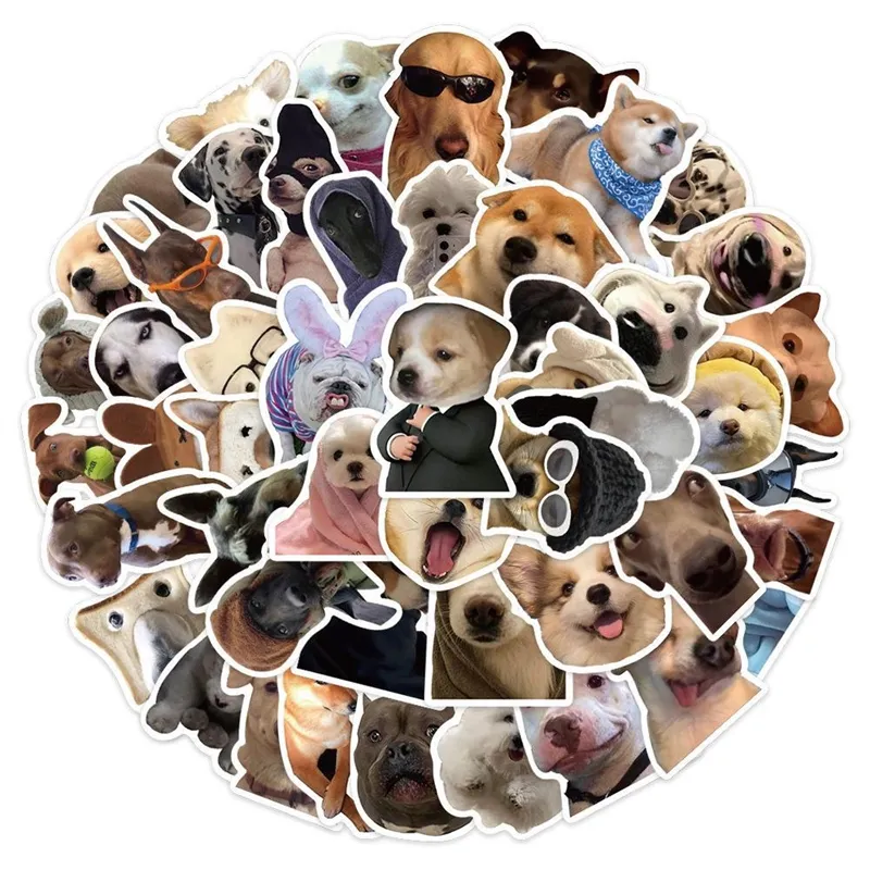 Internet Celebrity Dog Meme Sticker Funny Cute Pet Dog Meme Graffiti ...
