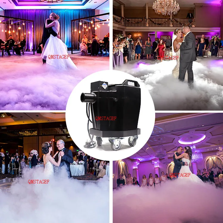 6000W Dry Ice Fog Machine - Custom Logo Available, Heavy Duty Low Lying ...