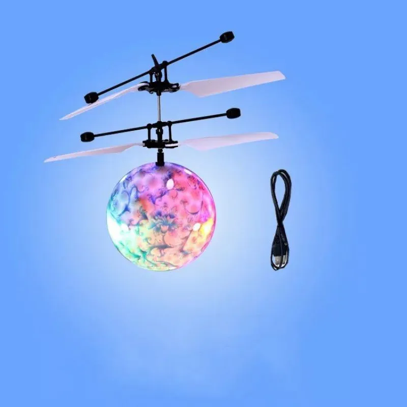 DHgate.com:Charging luminous flying ball crystal induction aircraft ...
