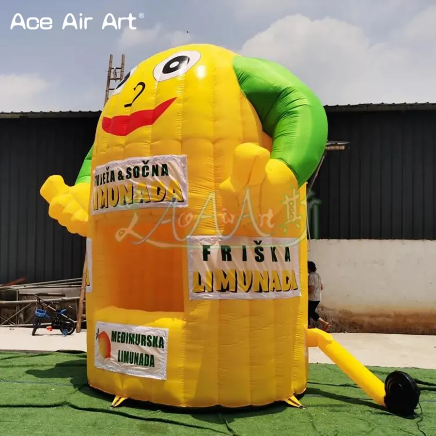 Promote Your Brand With Inflatable Lemonade Kiosk Booth Perfect Kiosk ...
