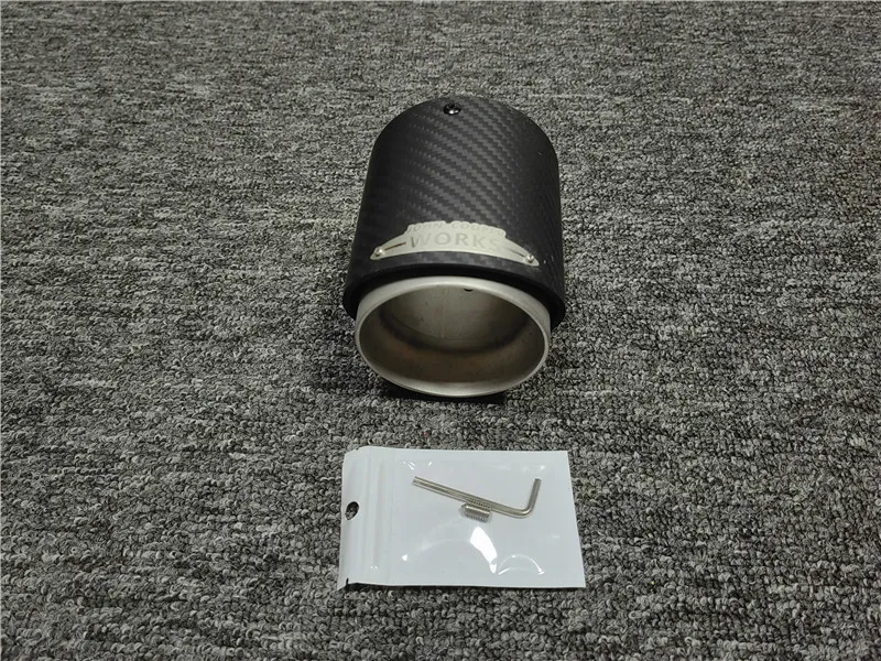 DHgate.com:1 Piece Carbon Fiber Exhaust Pipe for MINI Cooper S R55 R56 ...
