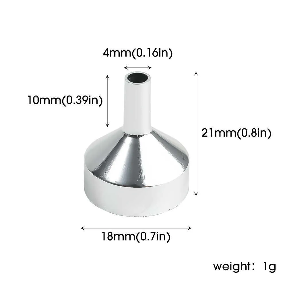 DHgate.com:5-Pack Mini Metal Funnels for Liquid Transfer - Durable ...