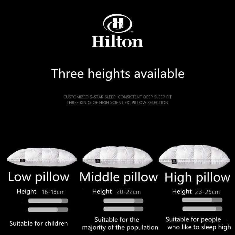 DHgate.com:Down Pillow, 5-Star Hotel Quality, 100% Cotton Cover, White ...