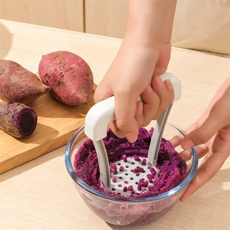 Potato Masher Tool: Portable Plastic Smasher For Baby Food & Kitchen ...