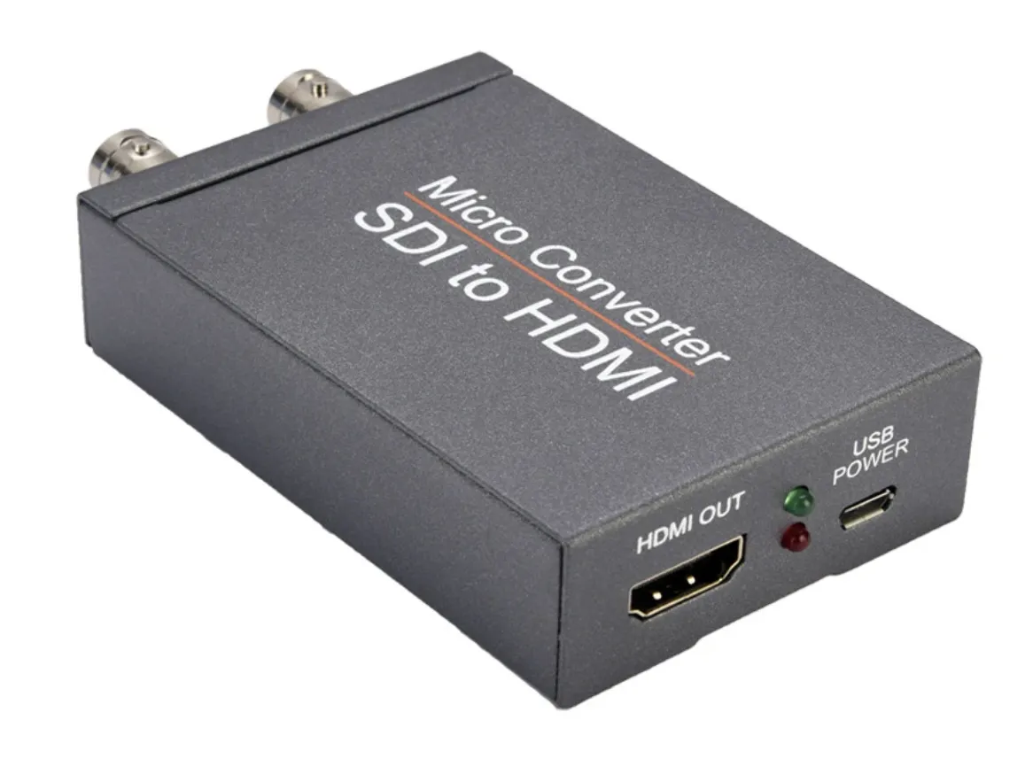 HD 3G Video Converter SDI To HDMI And SDI Adapter BNC Audio Video ...