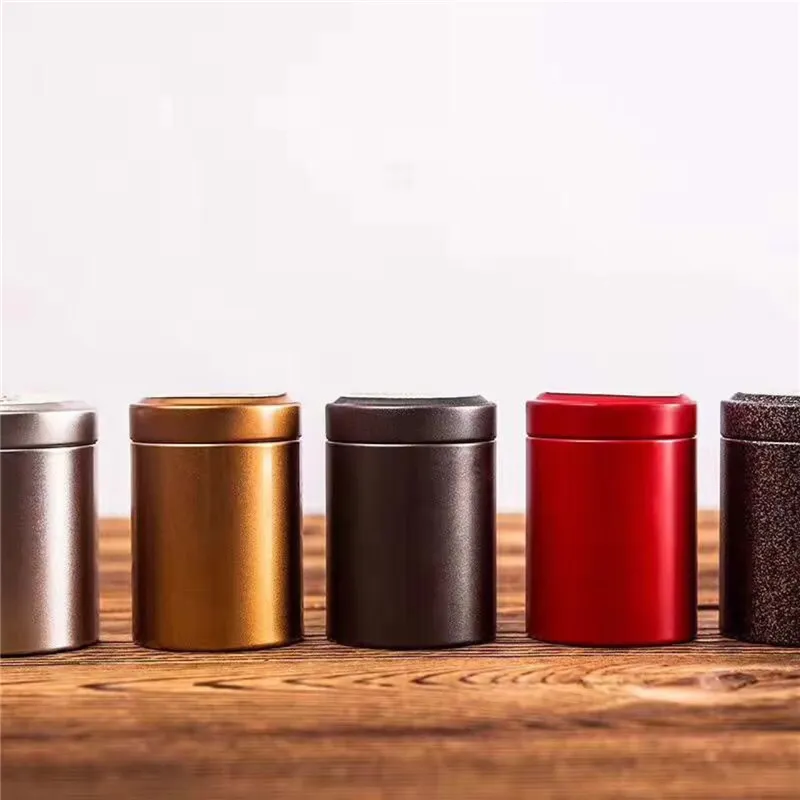 DHgate.com:Mini Metal Tea Caddy, Sealed Storage Tank, Portable Travel ...
