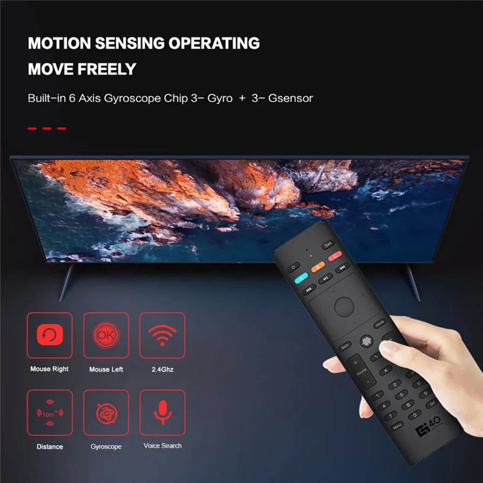 DHgate.com:2.4GHz Wireless Air Mouse Voice Remote Control with IR ...