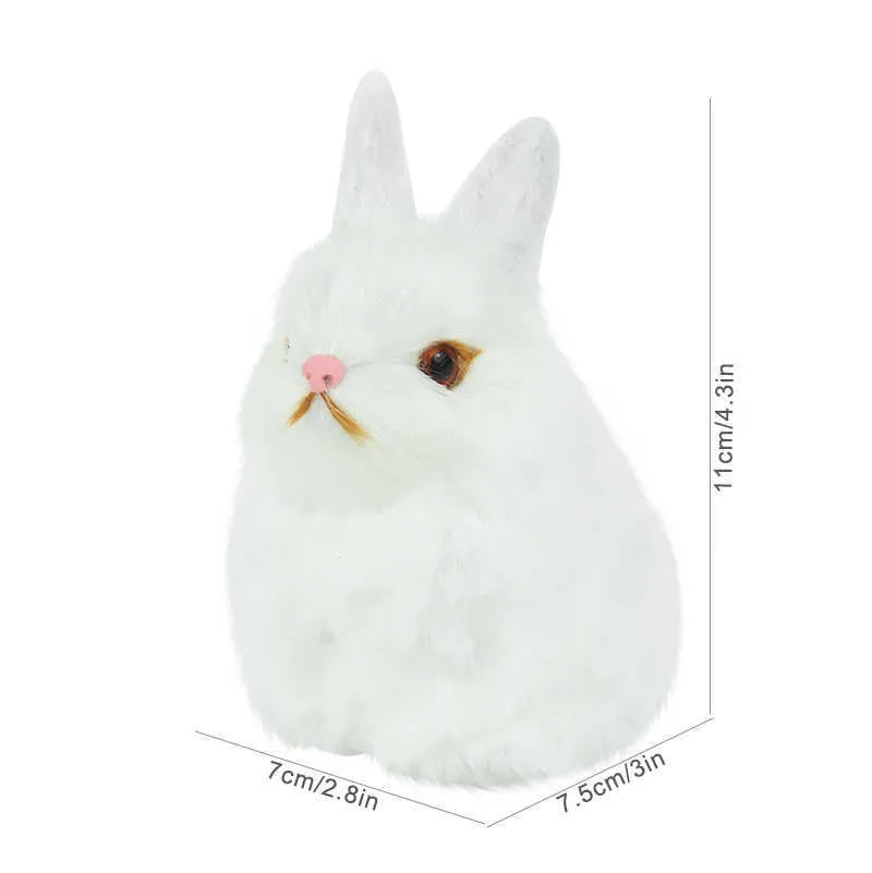 Realistic Easter Bunny Plush Toy Perfect For Home Thrifty Decor Chick ...