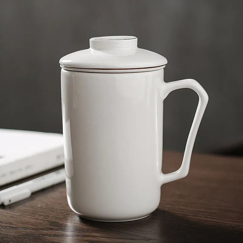 DHgate.com:Modern Ceramic Tea Infuser Mug: 320ml Porcelain Coffee Cup ...