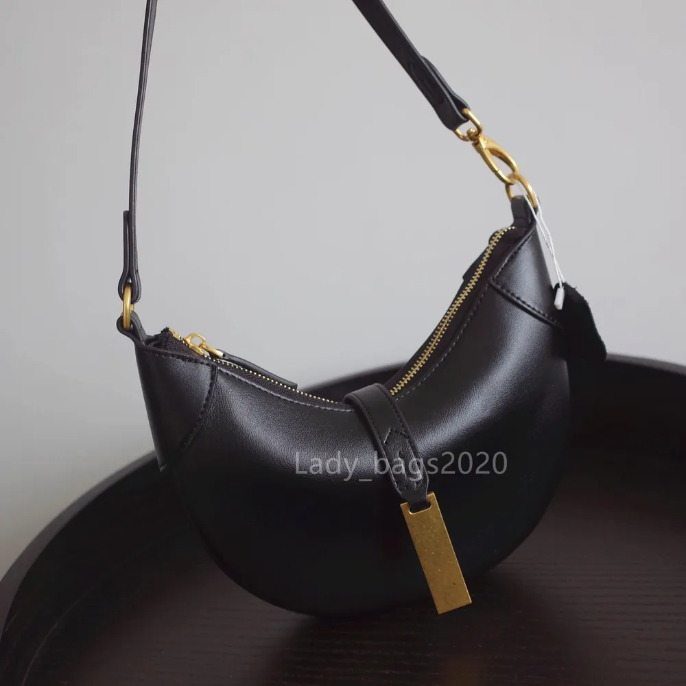 Designer Suede Leather Crescent Half Moon Bag With Half Moon Stitching ...