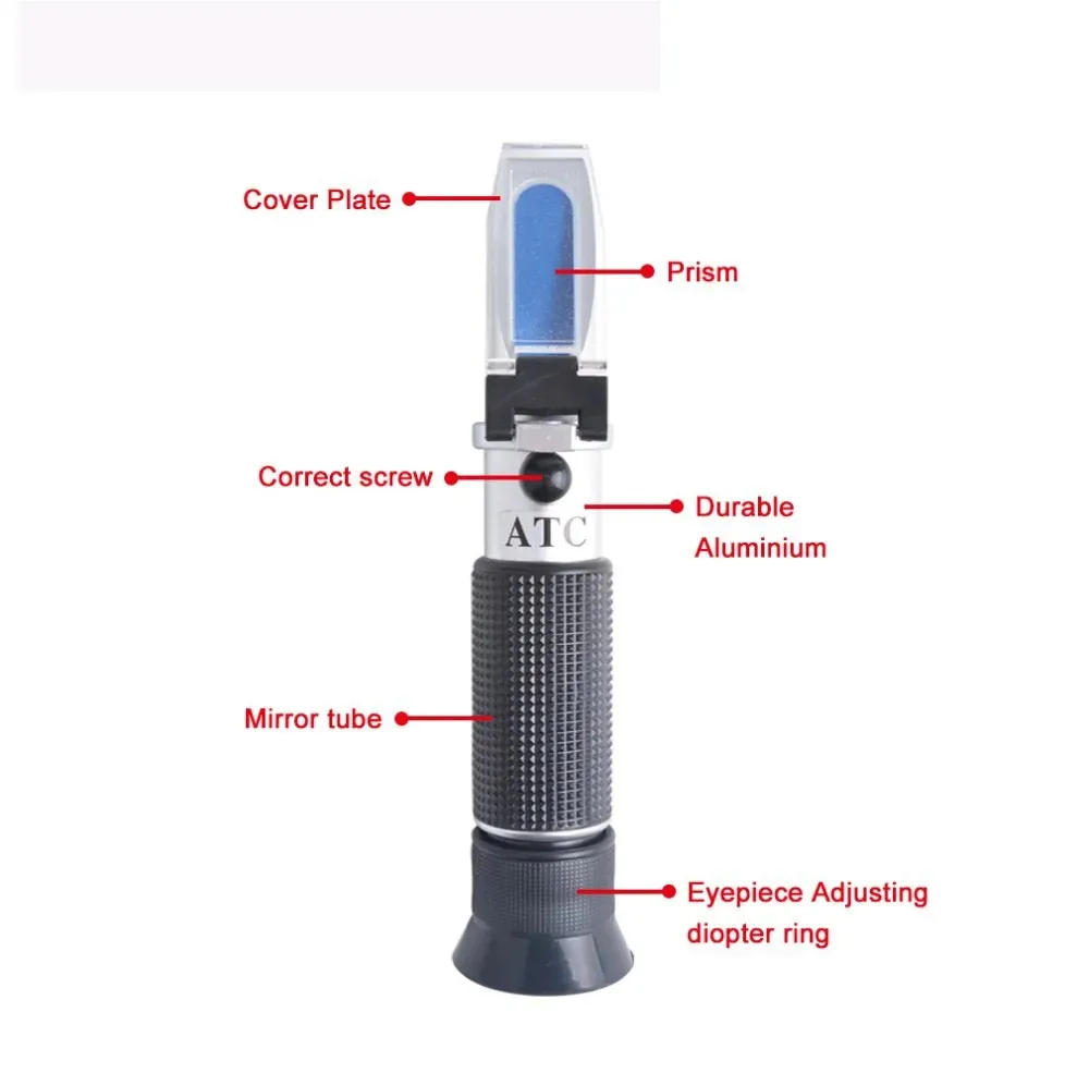 Wholesale RHB 5ATC Wide Range Brix Ethanol Refractometer For Sugar ...