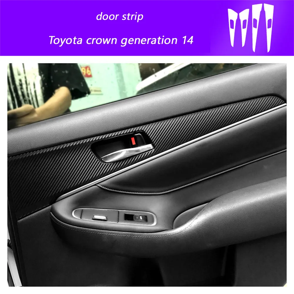 Toyota Crown 14th Gen Carbon Fiber Car Stickers - Premium Automotive ...