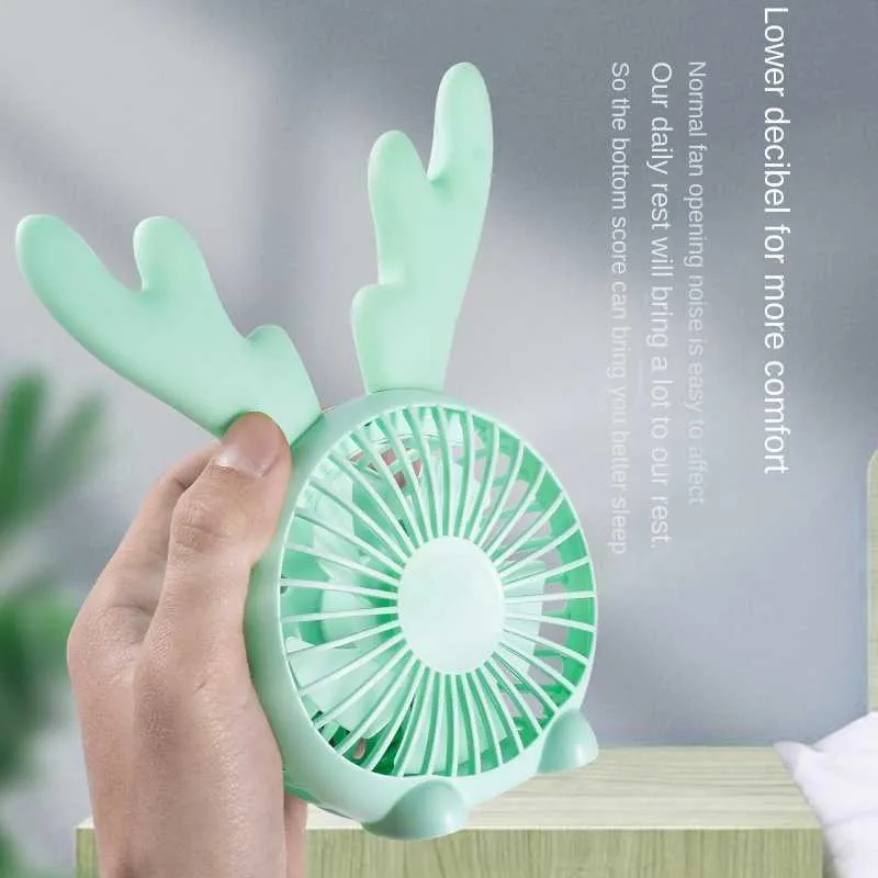 Silicone Ear Rechargeable Handheld Mini Portable Fan USB Mini Mini ...