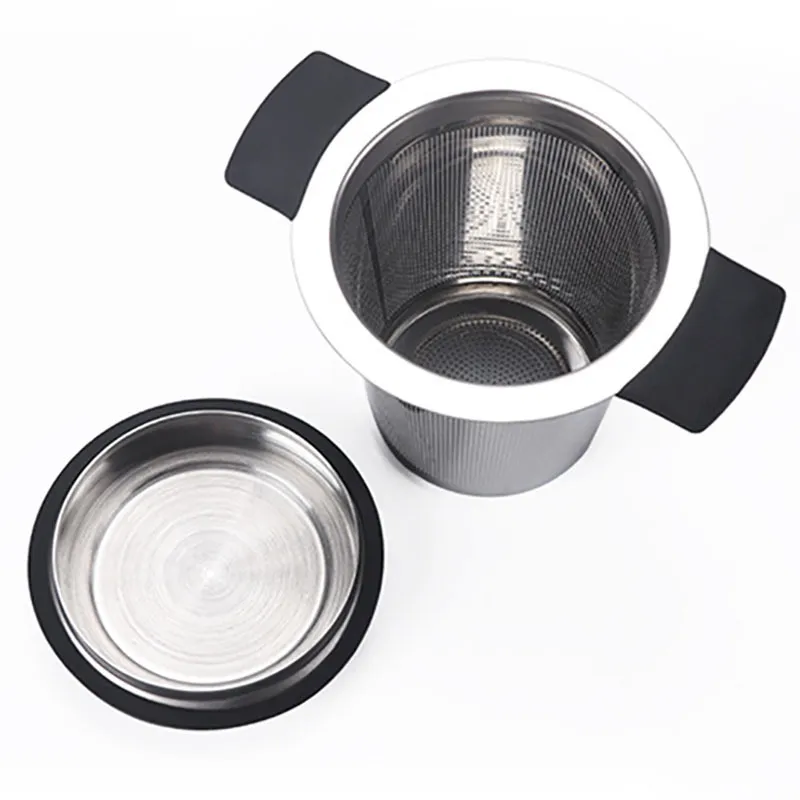 DHgate.com:Premium Stainless Steel Tea Infuser with Handle and Lid ...