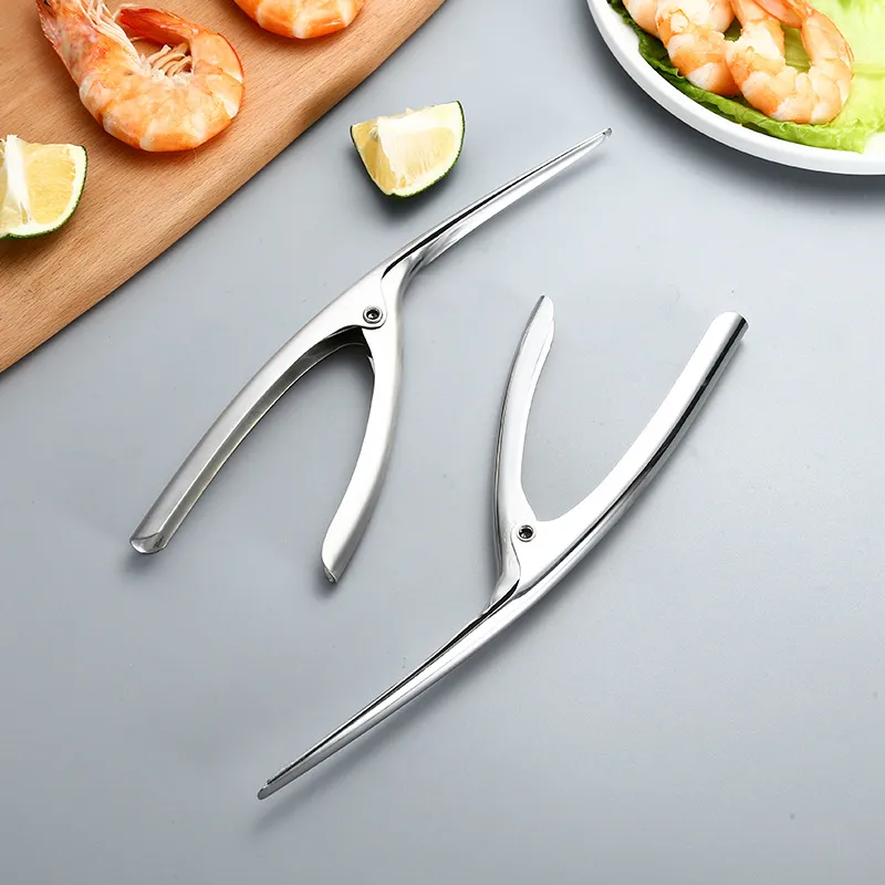 Stainless Steel Shrimp Peeler And Deveiner Kitchen Seafood Tool For ...