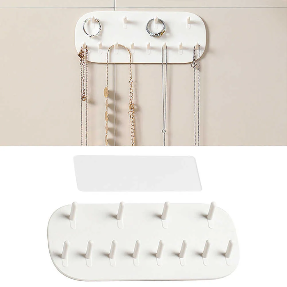 Necklace Display Stand Wall Mount Jewelry Organizer Rack Holder For ...