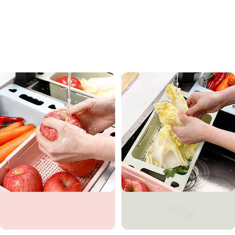 DHgate.com:New Vegetable Fruit Fruits Drainer Basket Strainer Sink ...