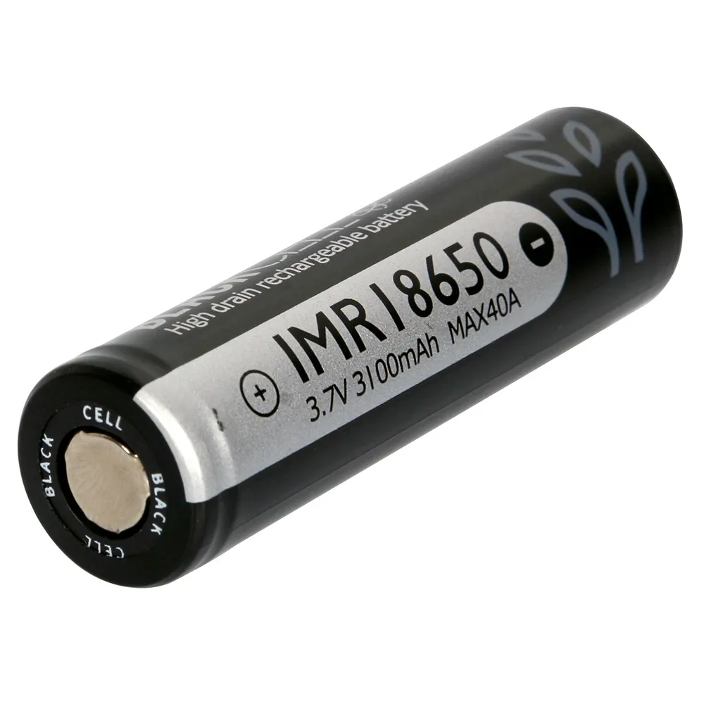 Original BlackCell IMR 18650 Li Ion Battery 3100mAh 40A 3.7V Red Yellow ...