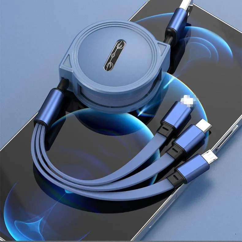 20243 Dans 1 Câble De Charge Rapide, Câble De Chargeur Multi USB Tressé ...