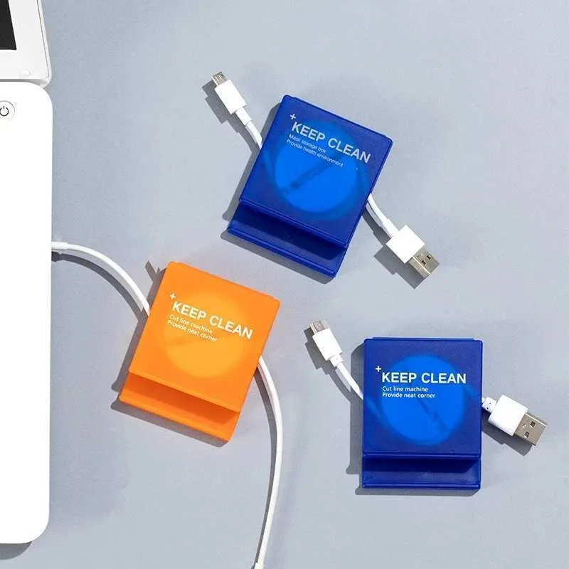 DHgate.com:2024 Rotating Cable Organizer: Compact Earphone & Wire ...