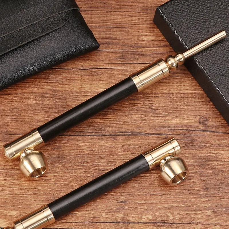 Cigarette Pipe Filter Long Brass Smoking Pipe With Portable Fiberglass ...