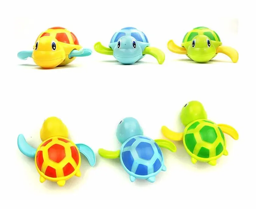 Clockwork Tortoise Bath Toy Turtle Newborn Cartoon Animal Infant Swim ...