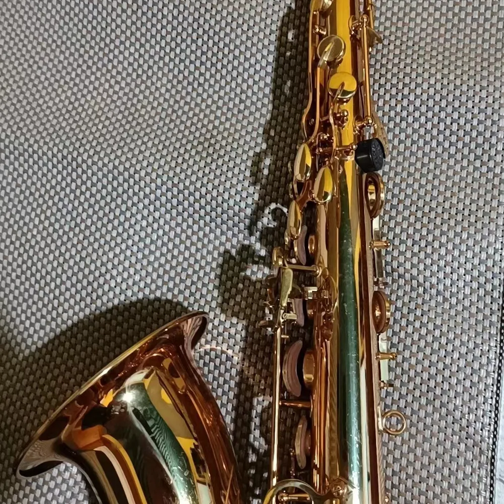 DHgate.com:Tenor Saxophone Bb Tone Lacquered Gold Brass One-to-One ...