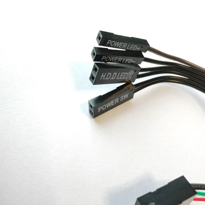 Mini Computer ITX Motherboard Extension Front Panel Cable 9P To USB 2.0 ...