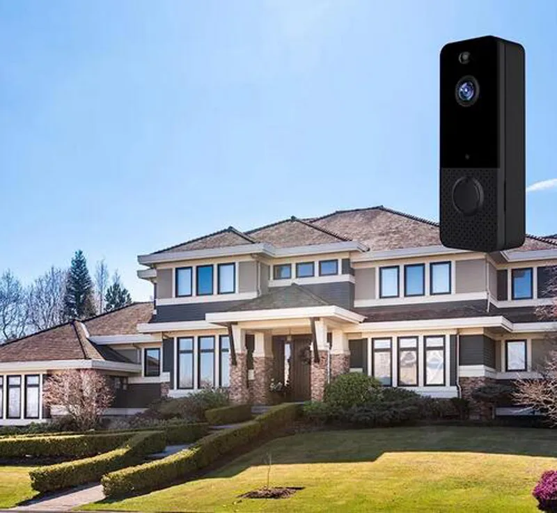 T8 Wireless 720P Video Doorbell WiFi Smart Security Camera With IR ...