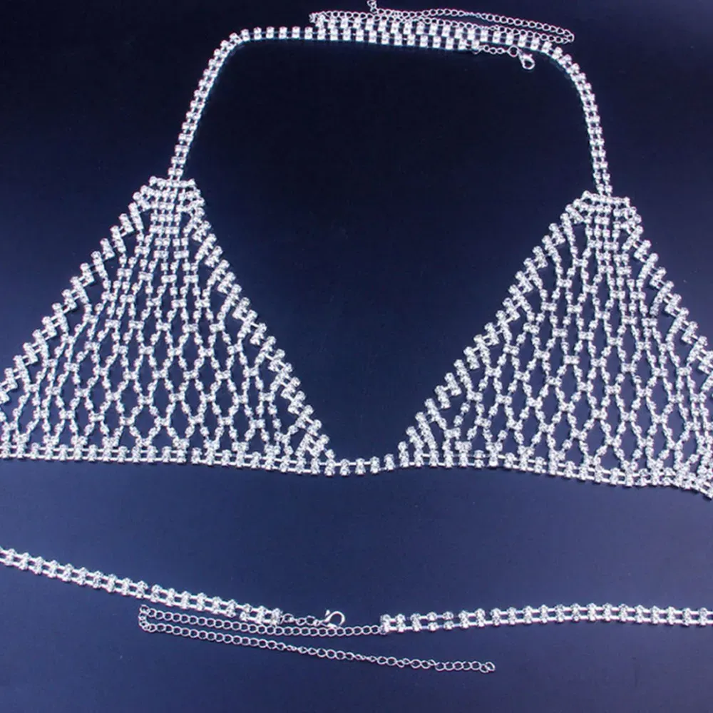 DHgate.com:Stonefans Mesh Crystal Bralette Underwear, Sexy Jewelry for ...
